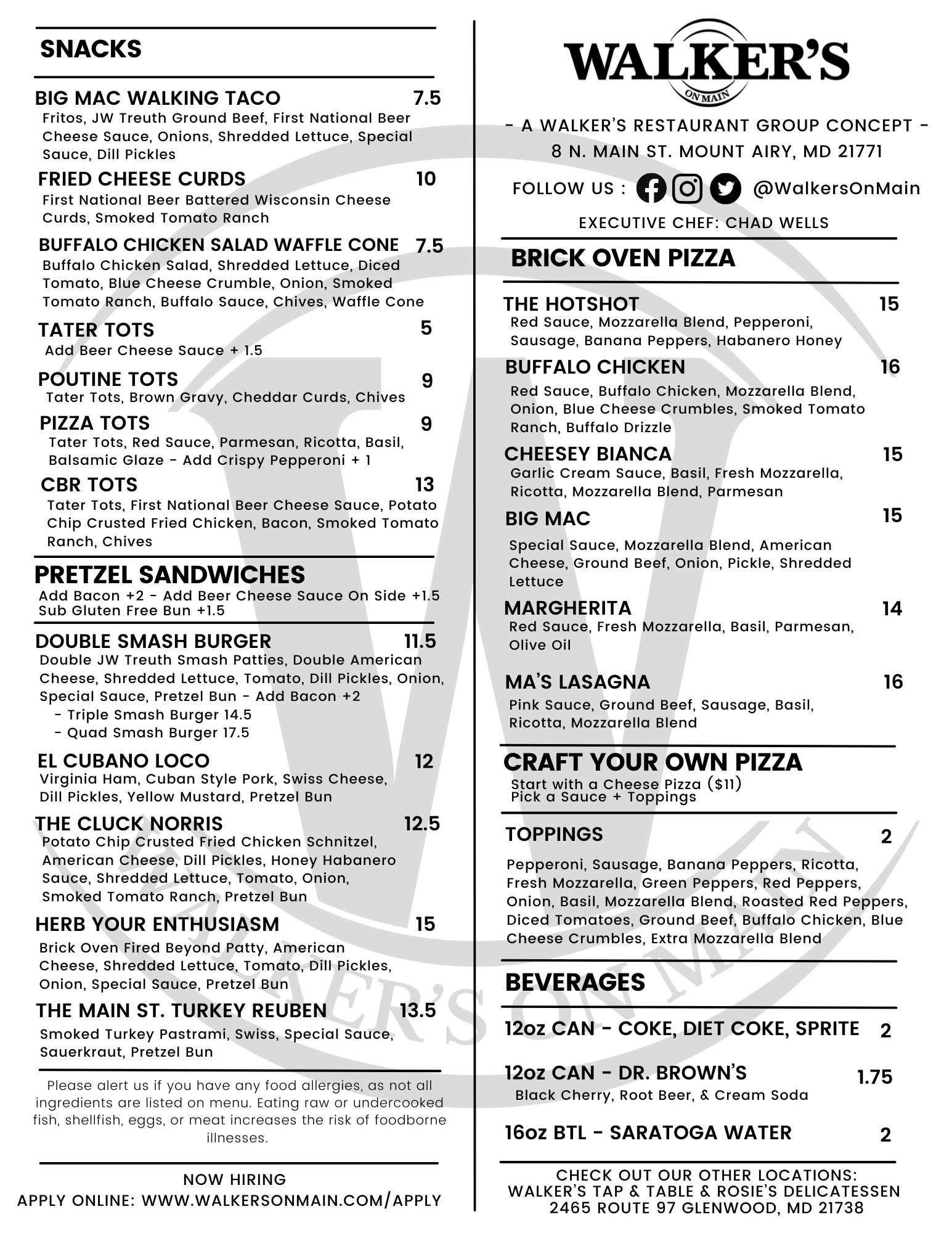 - Walker's on Main - Mount Airy, MD